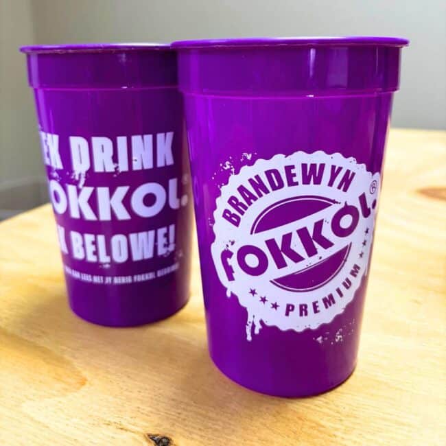 CUPS BRANDEWYN GRUNGY - EK DRINK fOKKOL - fOKKOL